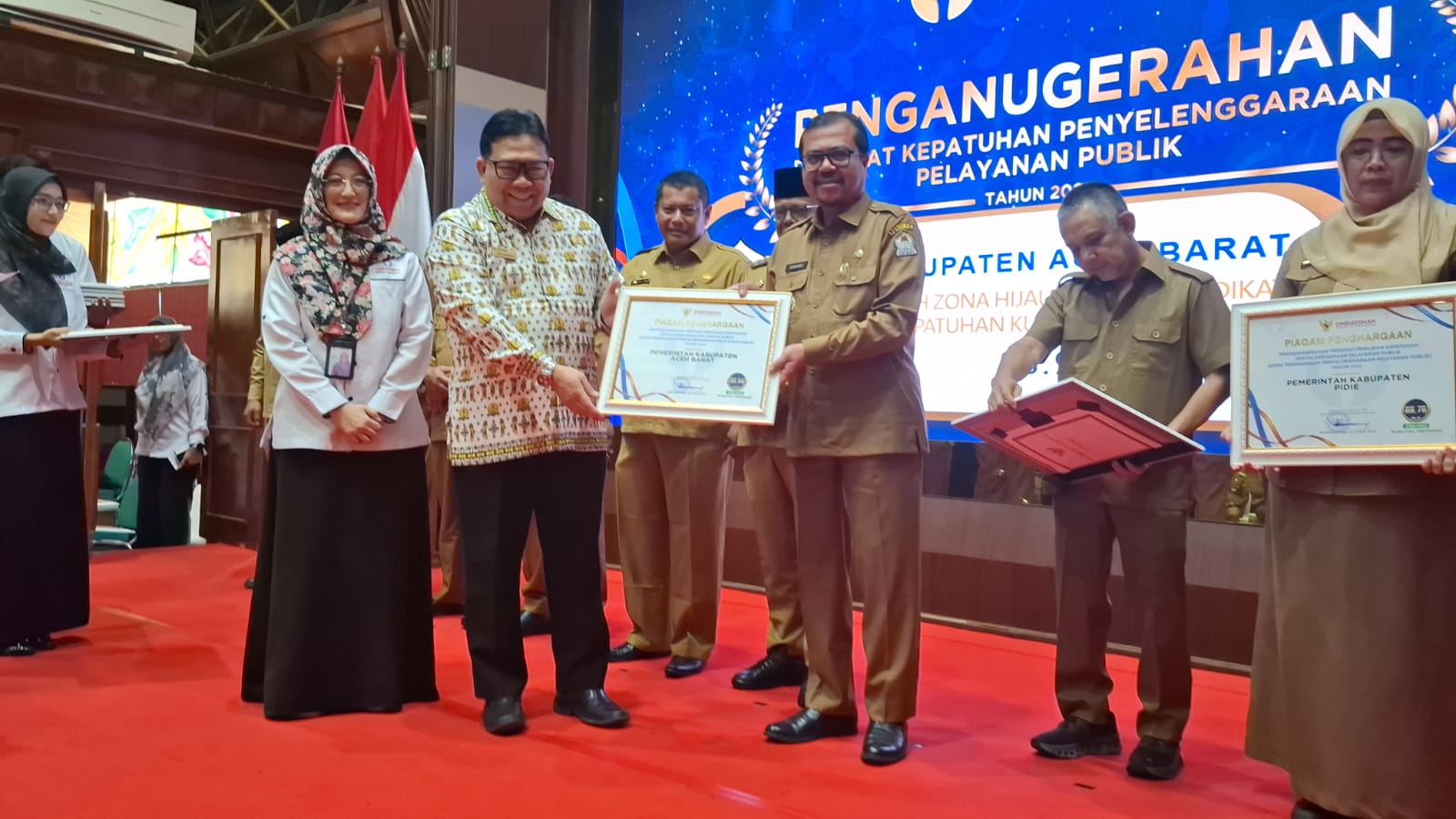 Aceh Barat Raih Nilai Tertinggi Predikat Kepatuhan Pelayanan Publik 2024